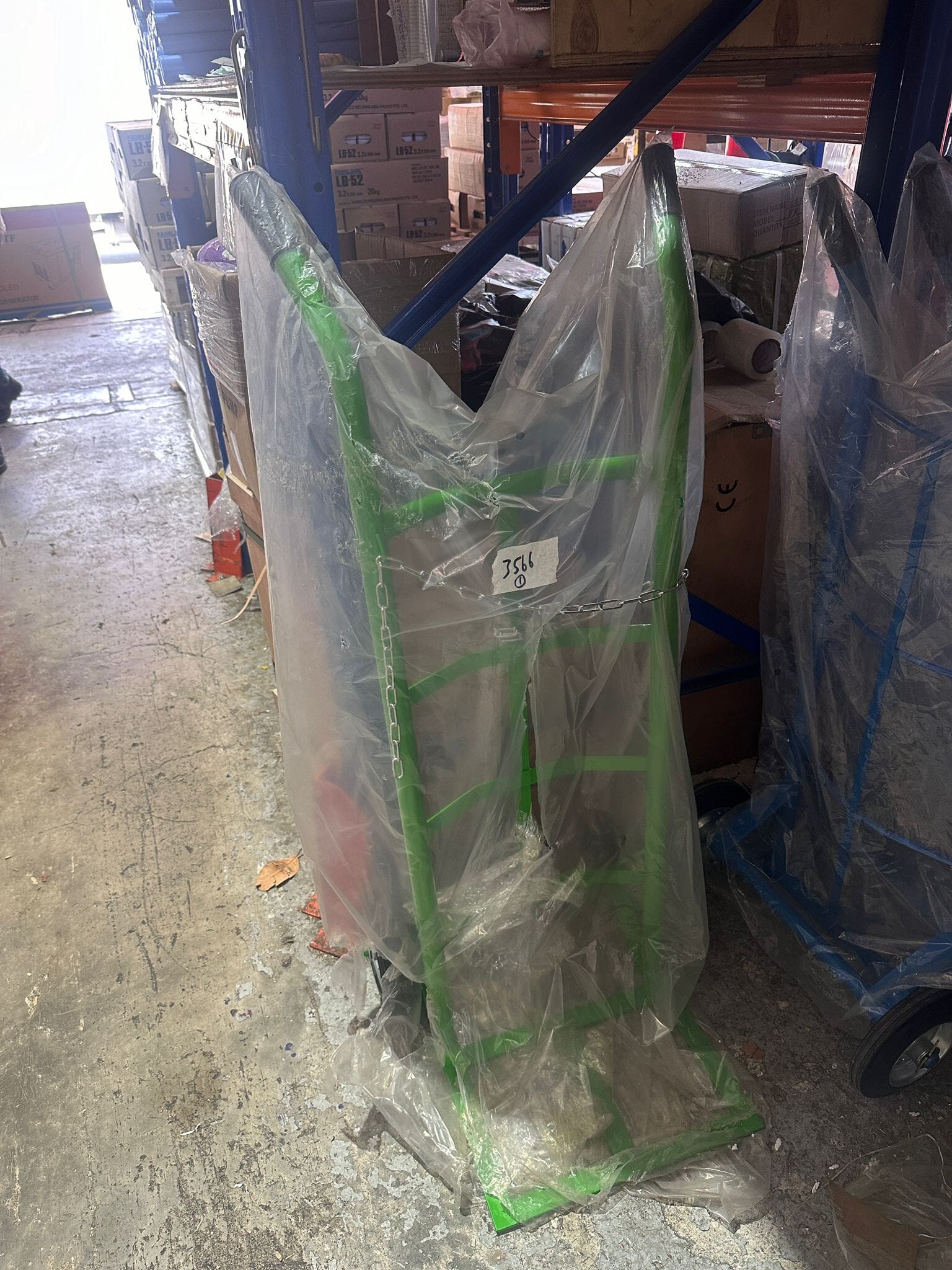 OTS Gas Trolley (Green) Comes With Chain | Model : TRL-OTS-DT