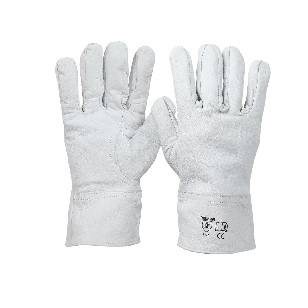 Premium Goatskin Leather Argon Welding Gloves | Model : GLOVE-AG-BS