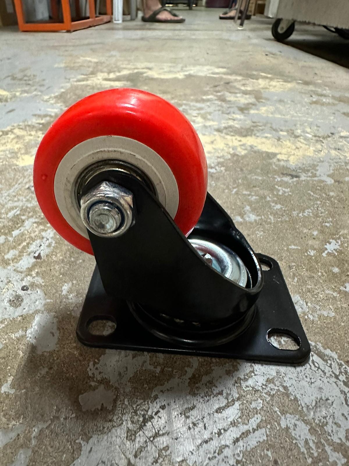 PU Castor Wheel Orange 2-1/2" (65kg) | Model : C-PU065