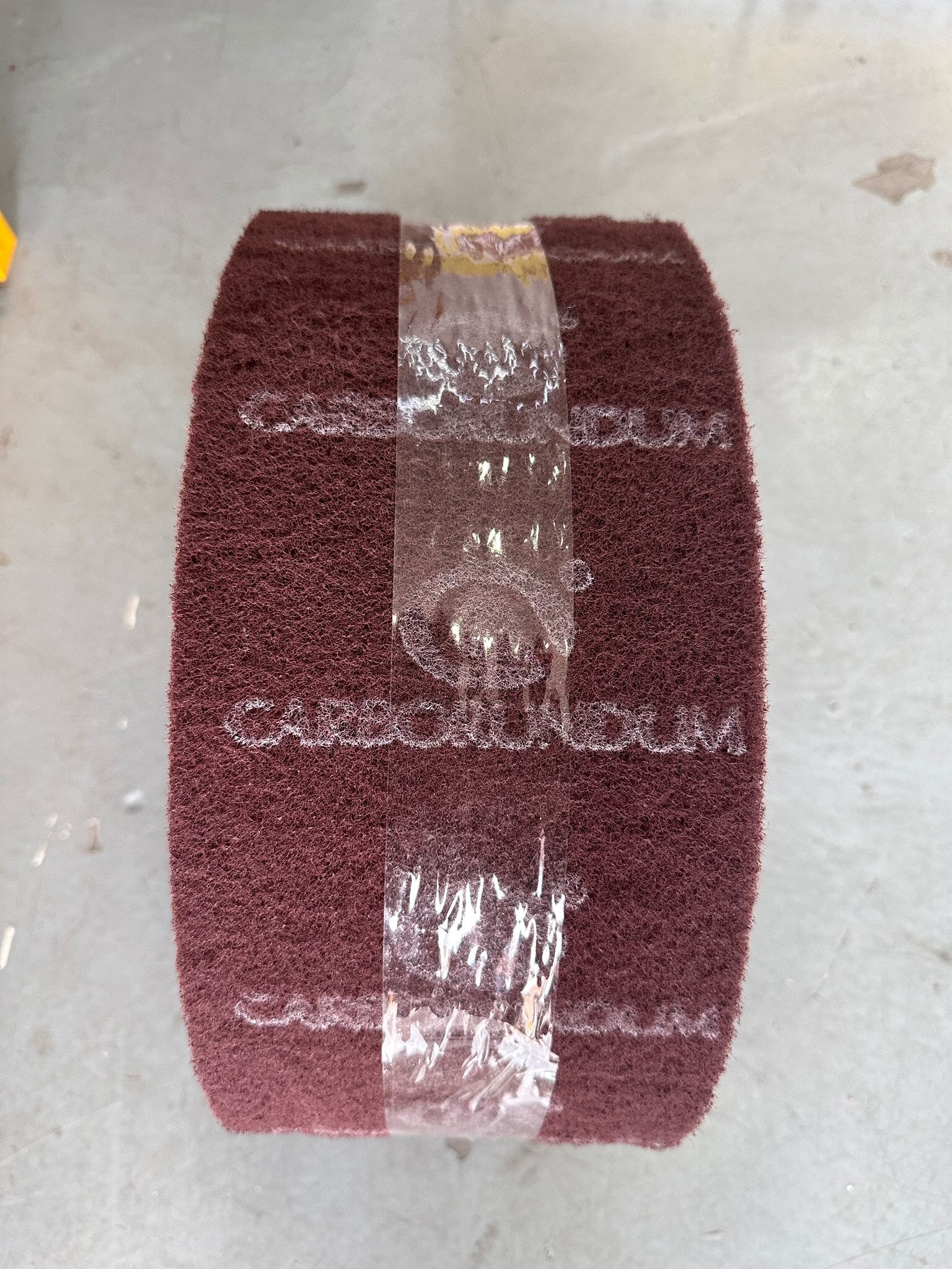 Scouring Roll 10m X 6"-(Red)-hairline (33nm Maroon) (Carborundum) | Mo