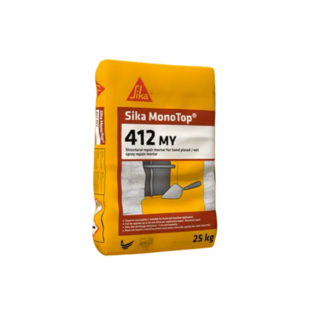 Sika Monotop-412 Concrete Repair Mortar 25KG | Model : SIKA-412