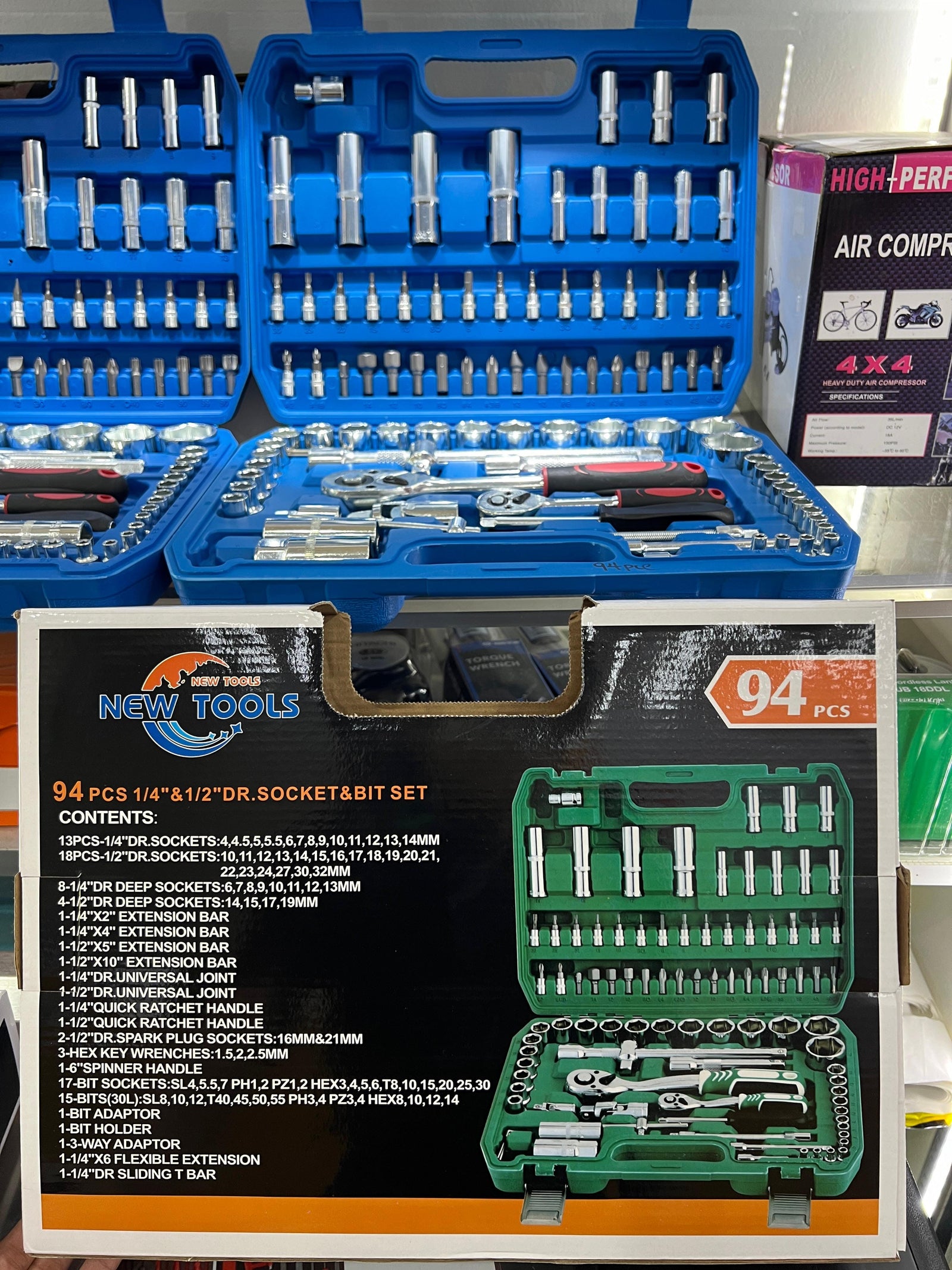 Socket Set 1/4" & 1/2" (94 Pcs) | Model : SKT-JS-94PCS