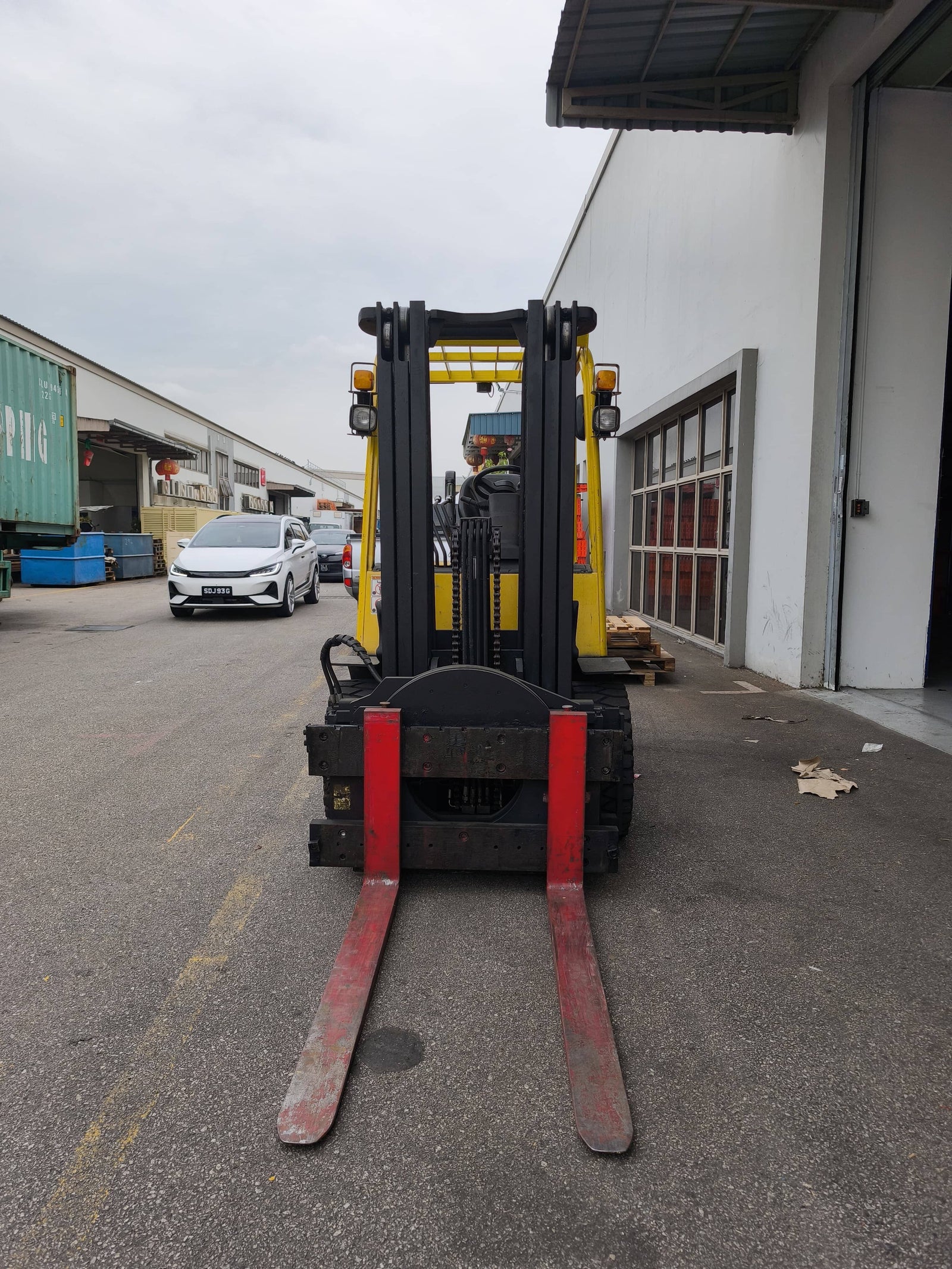 USED HYSTER 3.0TON Diesel Forklift H3.0UT 2020 With Container Side Shi