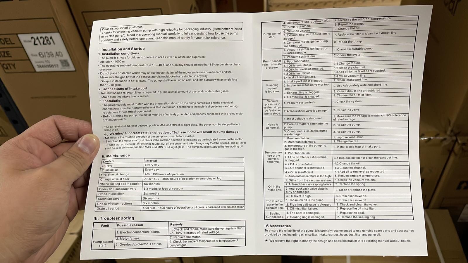 XD-020 Oil Lubricated 750w 240v 50hz Single-Stage Rotary Vacuum Pump