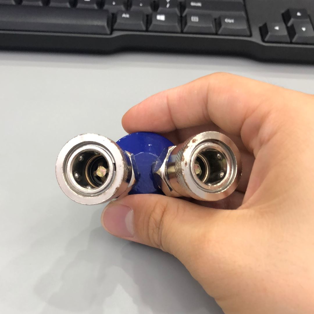 2 Way Round Quick Coupling | Model : QC-R2