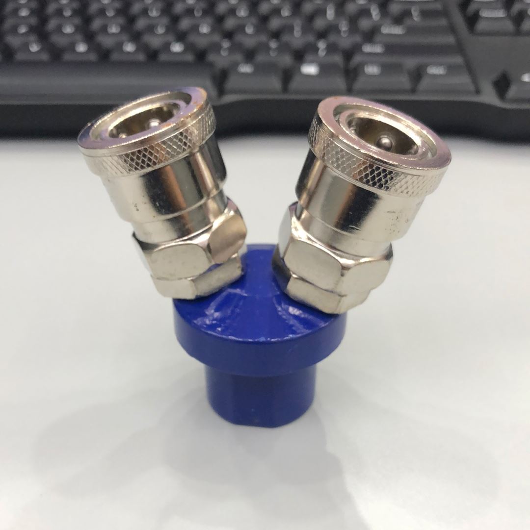 2 Way Round Quick Coupling | Model : QC-R2