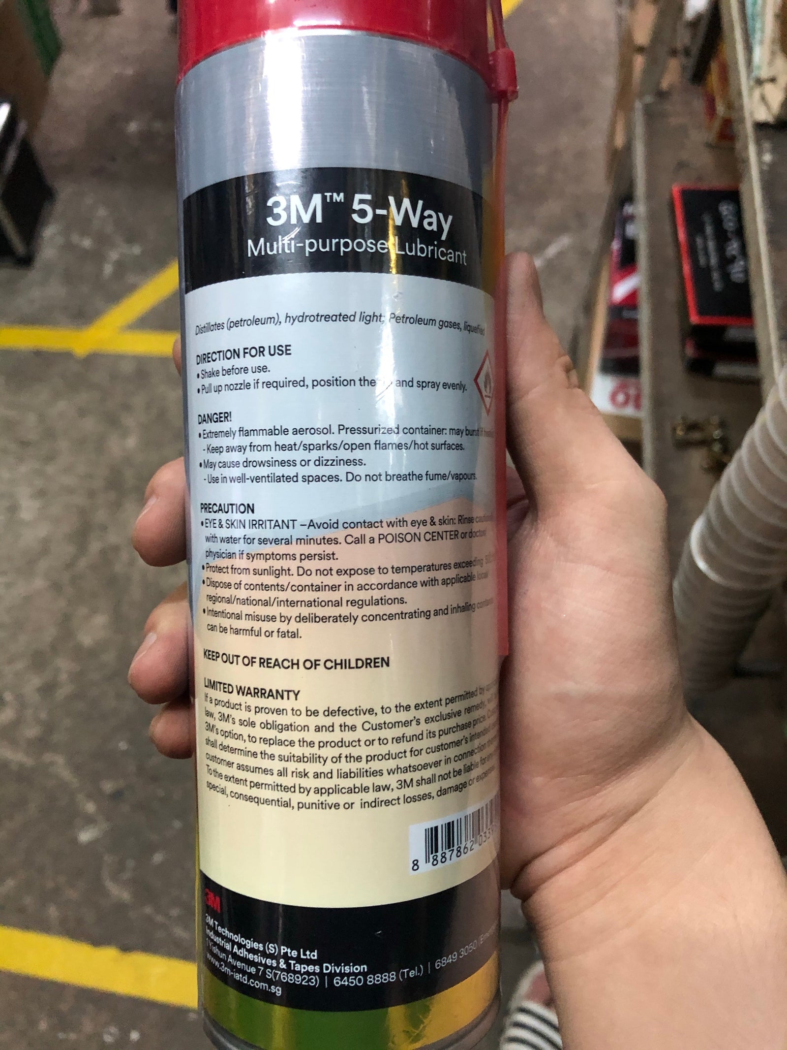 3M 5 Way Multi Purpose Lubricant 400ml | Model : 3M-5WAY