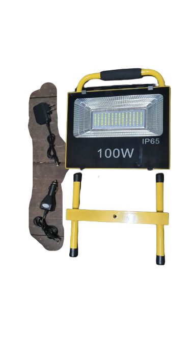 Aiko 100W LED Rechargeable Sport Lamp Flood Light | Model : LED-GYRLF1