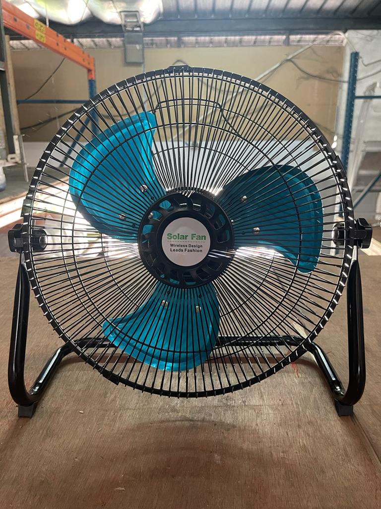 Aiko 12" Portable Wireless Solar Fan | Model : FAN-YM-12S