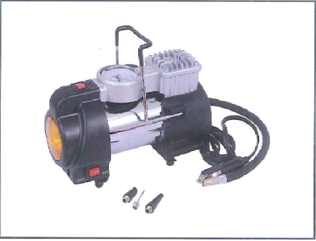 Aiko 12V Mini Air Compressor for car use, Max Pressure 150PSI | Model: