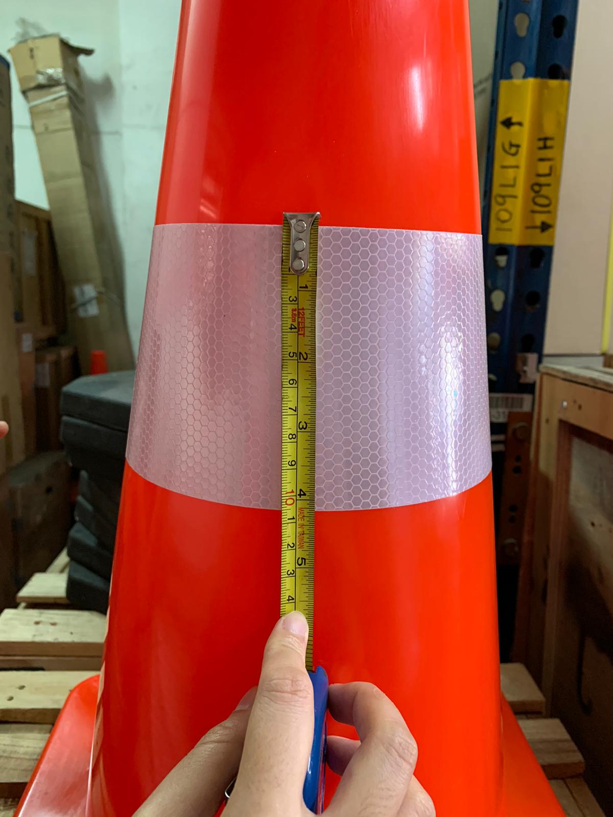 Aiko 70cm Traffic Cone | Soft & Unbreakable | Model : CONE-7093