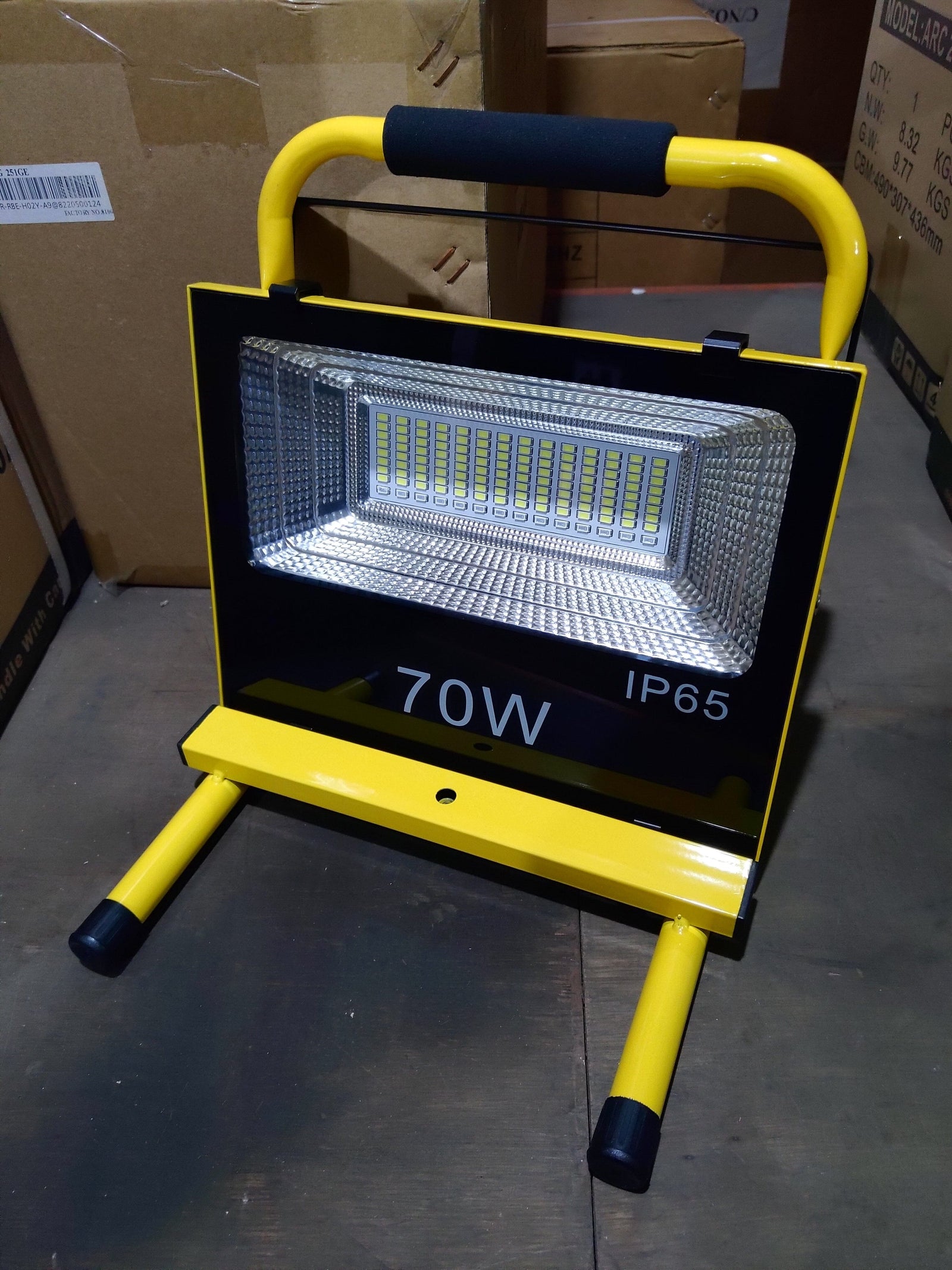 Aiko 70W LED Rechargeable Sport Lamp Flood Light | Model : LED-GYRLF70