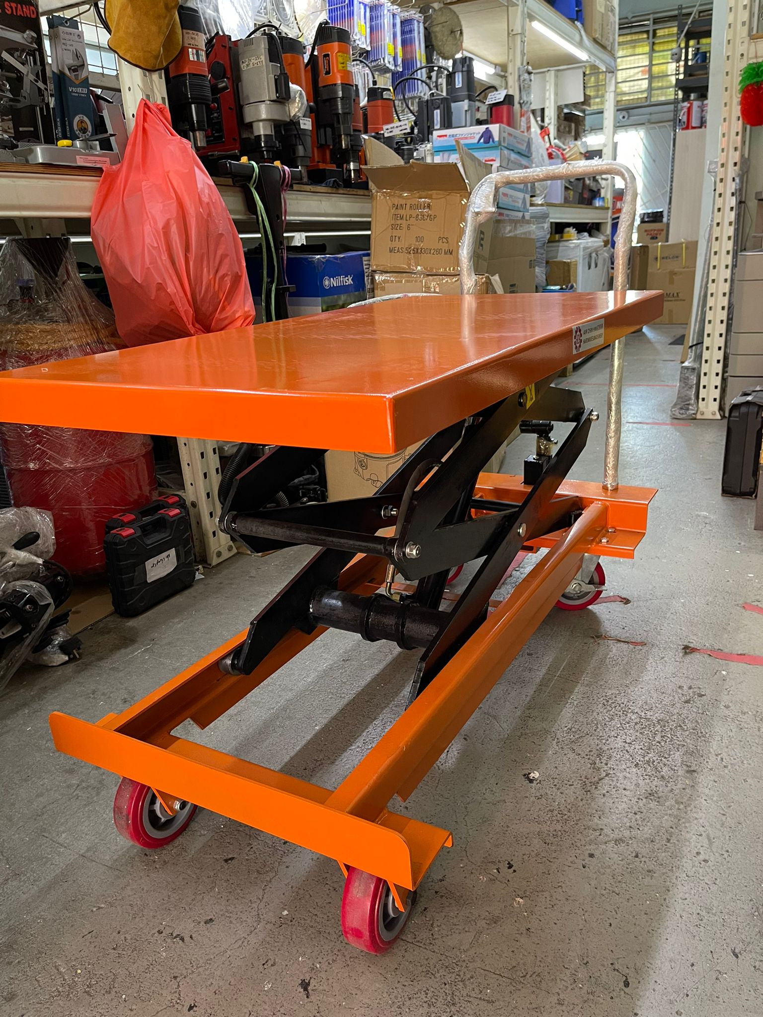 Aiko 800kg , 1500mm Hydraulic Scissor Table Lift Truck | Model : PT-WP