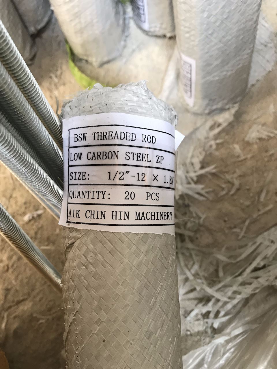 AIKO GI Stud Rod in inches | Model: STUD-