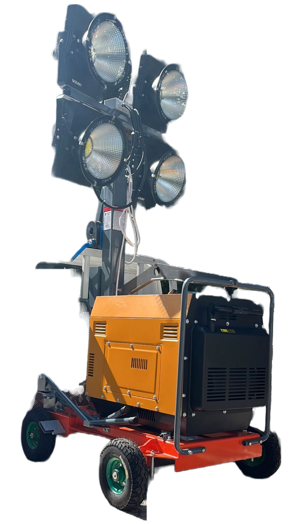 Aiko 4x 300W LED Tower Light Come With Diesel Generator | Model: HZM40