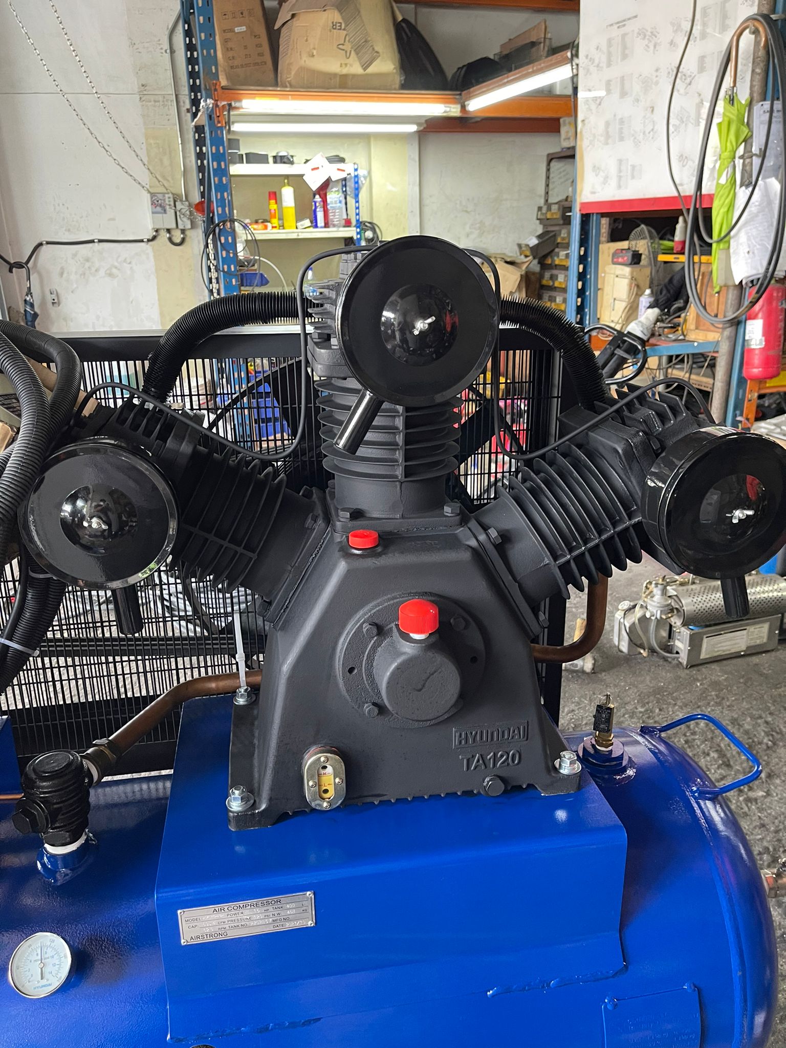 Airstrong 15HP 10 Bar 400L 1 Stage 3 Phase Air Compressor | Model : AS