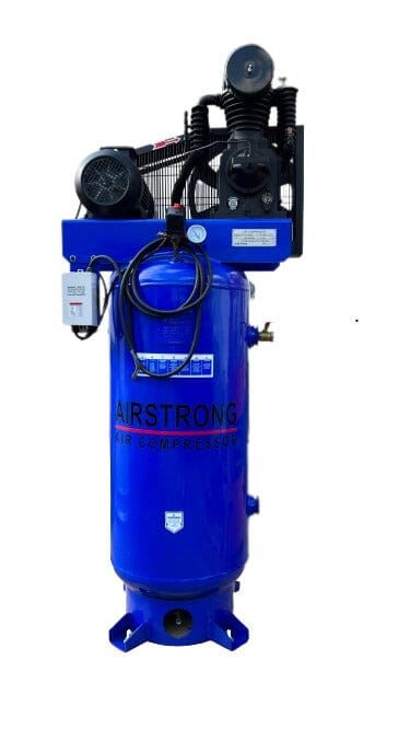 Airstrong 5.5hp 250L 12 Bar 2 Stage 3 Phase Vertical Air Compressor