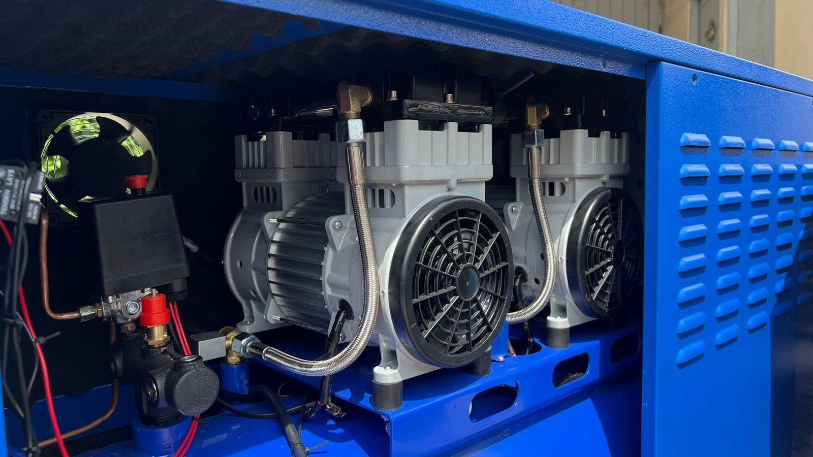 AIRSTRONG 6HP 120L 240V Oilless & Silent Box Air Compressor For Dental