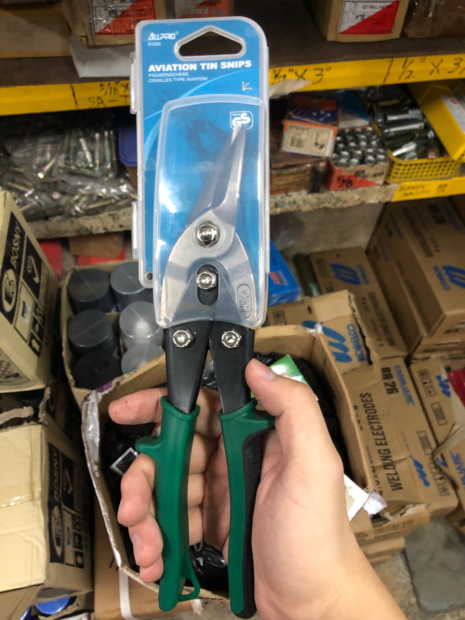 Allpro Right Cut Aviation Tin Snips | Model : AVS-A01020 (#01020)