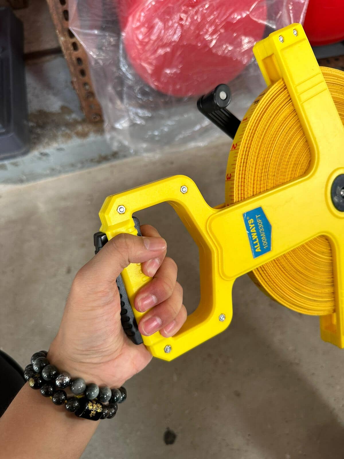 Allways 100m Fiberglass Measuring Tape | MT2-AW100