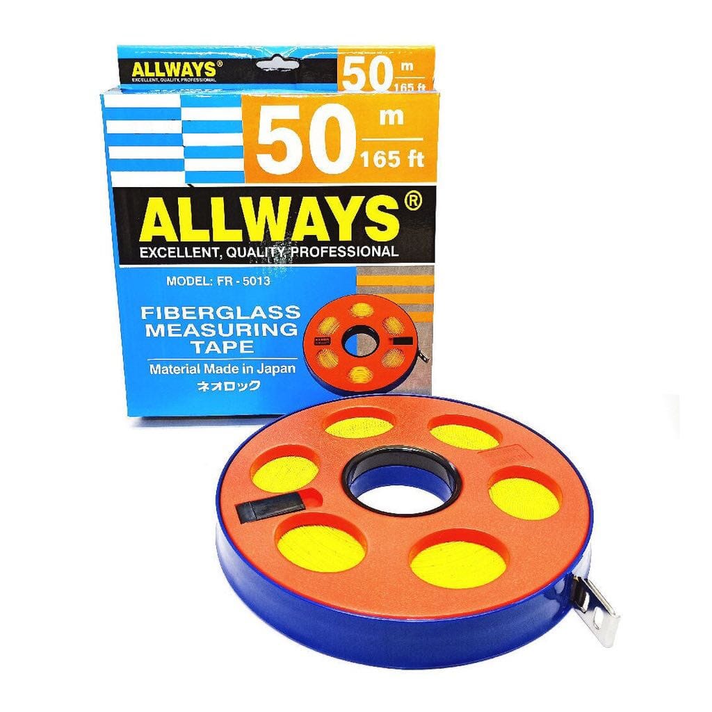 Allways 30M/50M Fiberglass Measuring Tape | Model : MT2-FR