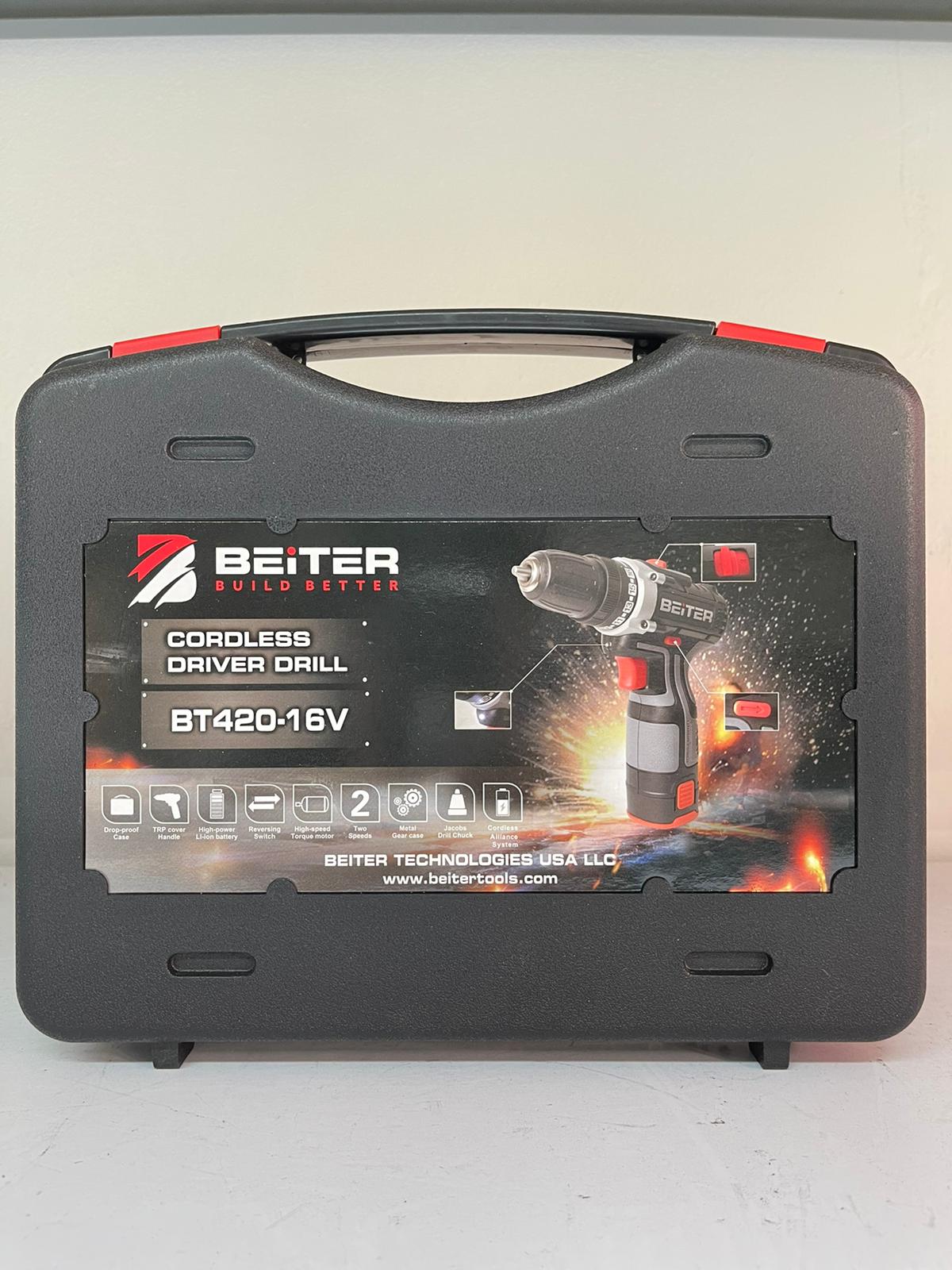 Beiter 16V 2.0Ah Cordless Driver Drill | Model : BT420-16V