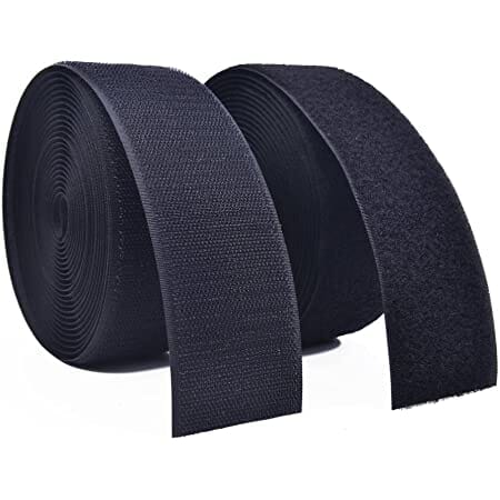 Black Velcro Fastener Hook & Loop (50mm X 25m) | Model : GG1047BK-2
