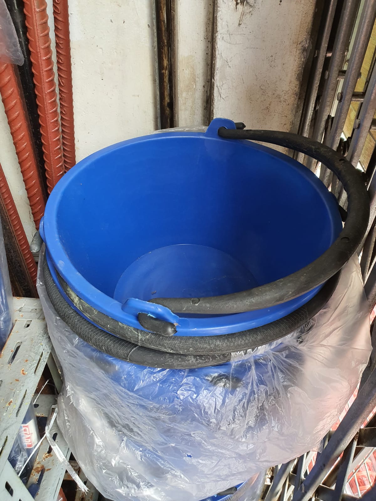 Blue Cement Pail (Bucket) with PVC Handle-SB | Model : PAIL-BL