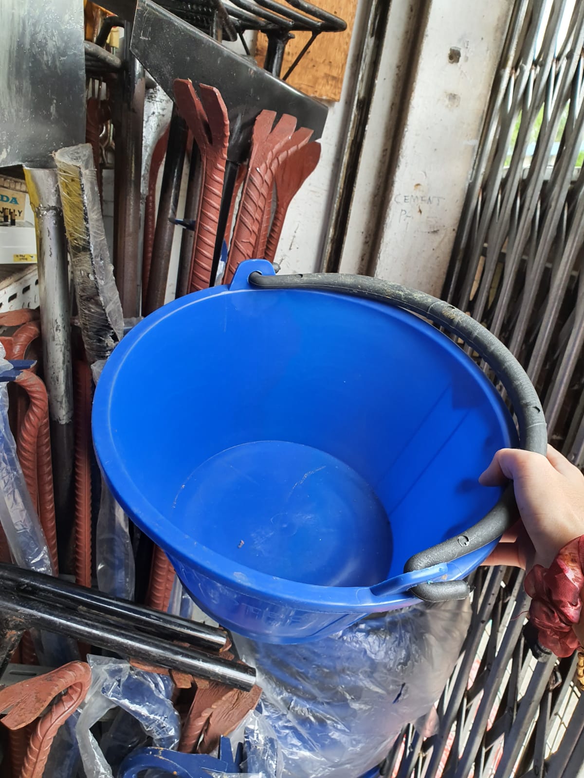 Blue Cement Pail (Bucket) with PVC Handle-SB | Model : PAIL-BL