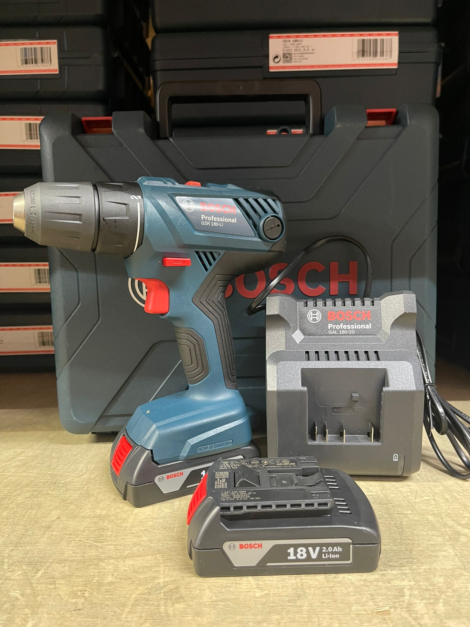 Bosch GSR 180-LI Professional Cordless Drill/Driver | Model : B-GSR180