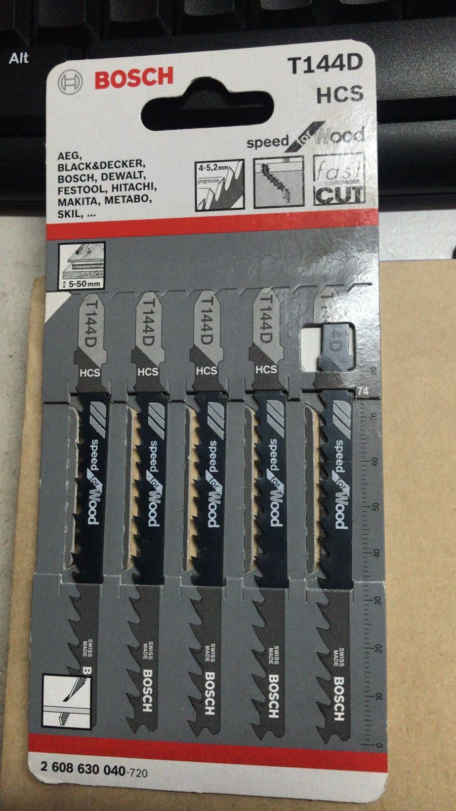 Bosch Jig Saw Blade Designed for Fast Wood Cutting | Model : T144D