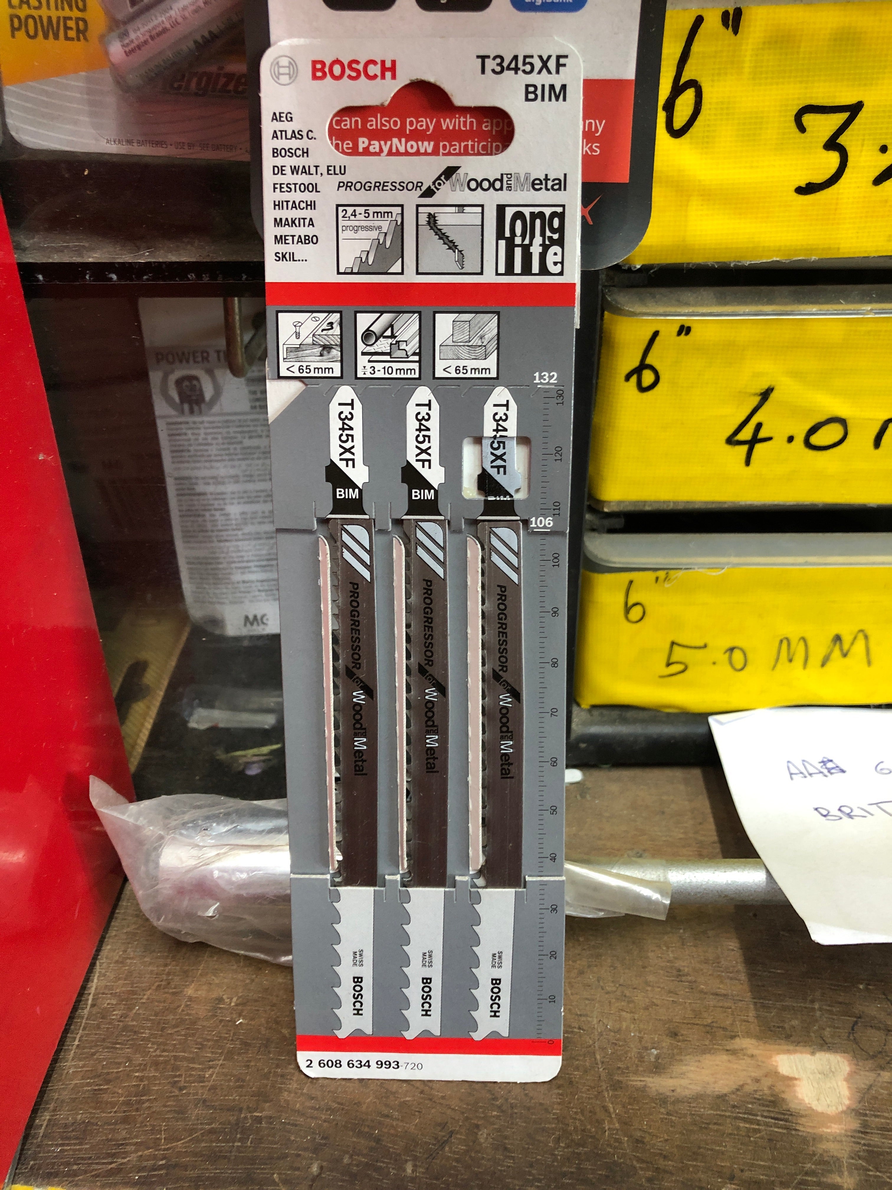 Bosch Jig Saw Blade | Mode : T345XF (3S/PKT)