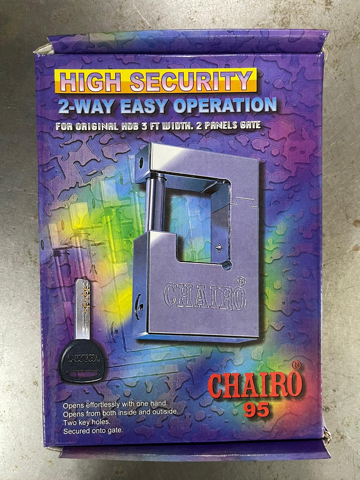 Chairo 95mm Gate Door Lock | Model : LK-CH-095