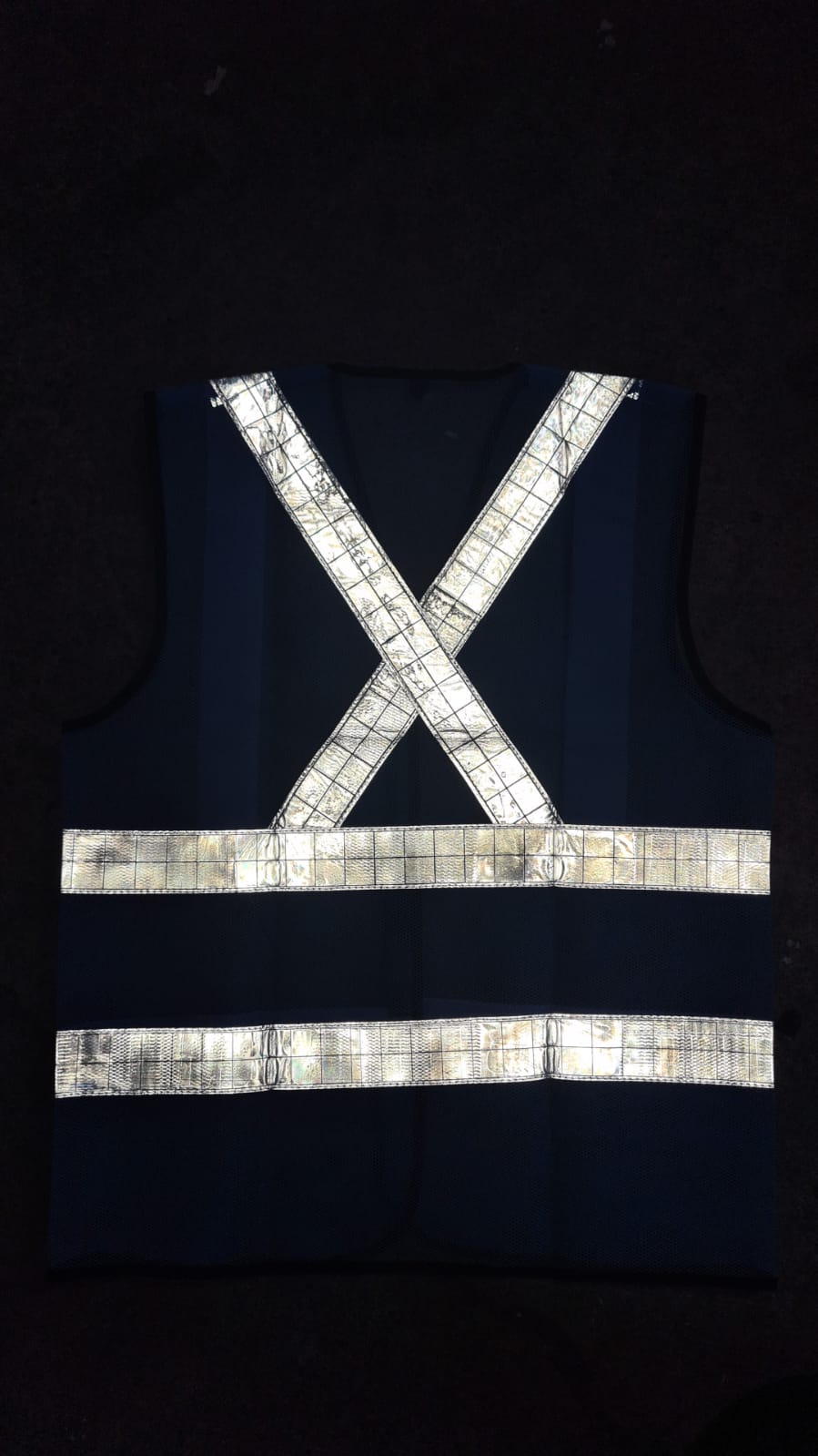 Cross Type Reflective Safety Vest | Colours : Green, Blue, Red