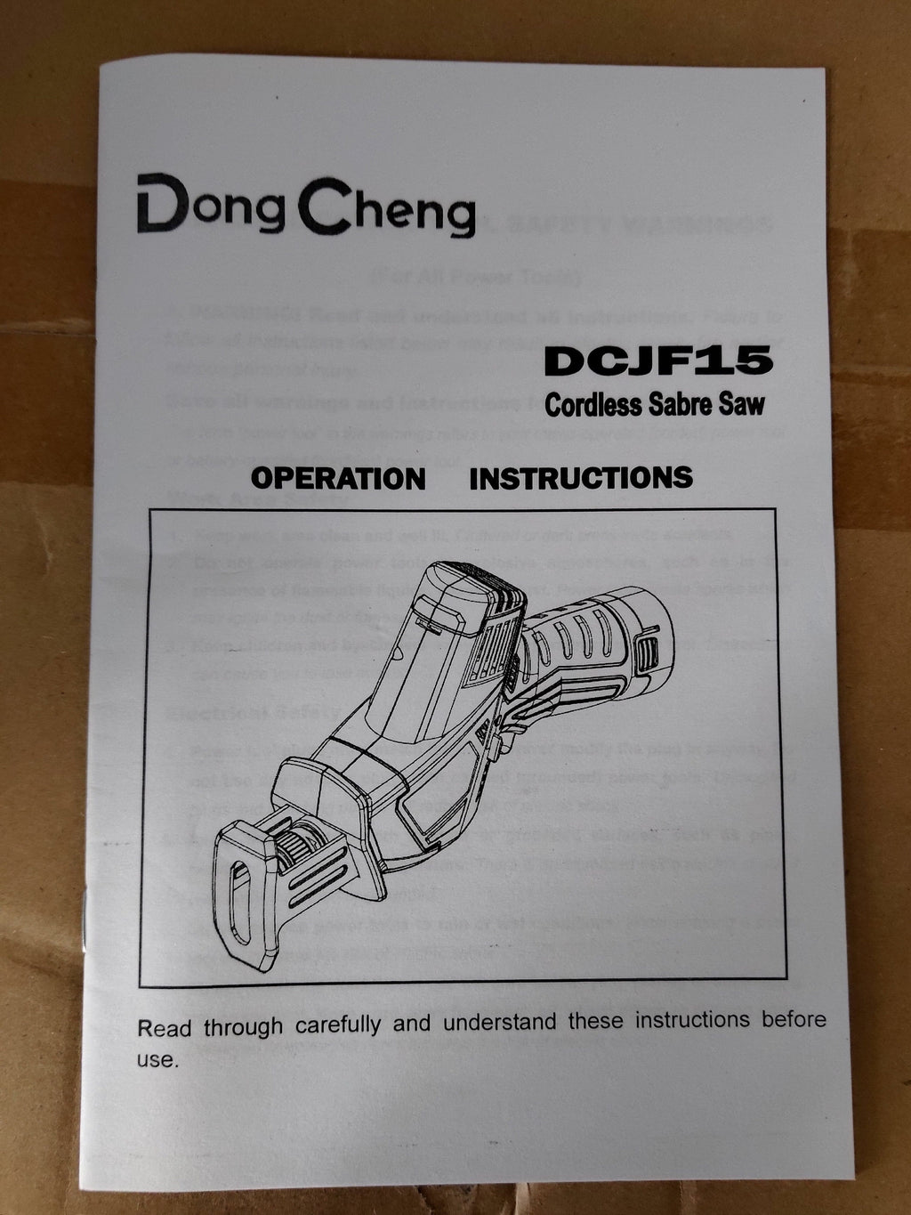 Dong Cheng DCKIT02 Cordless Combo Kit 12V Driver Drill + Reciprocating