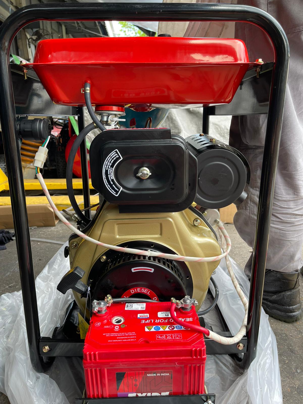 Denko 3" Diesel Water Pump With Electric Start C/W Ns40 Battery | Mode