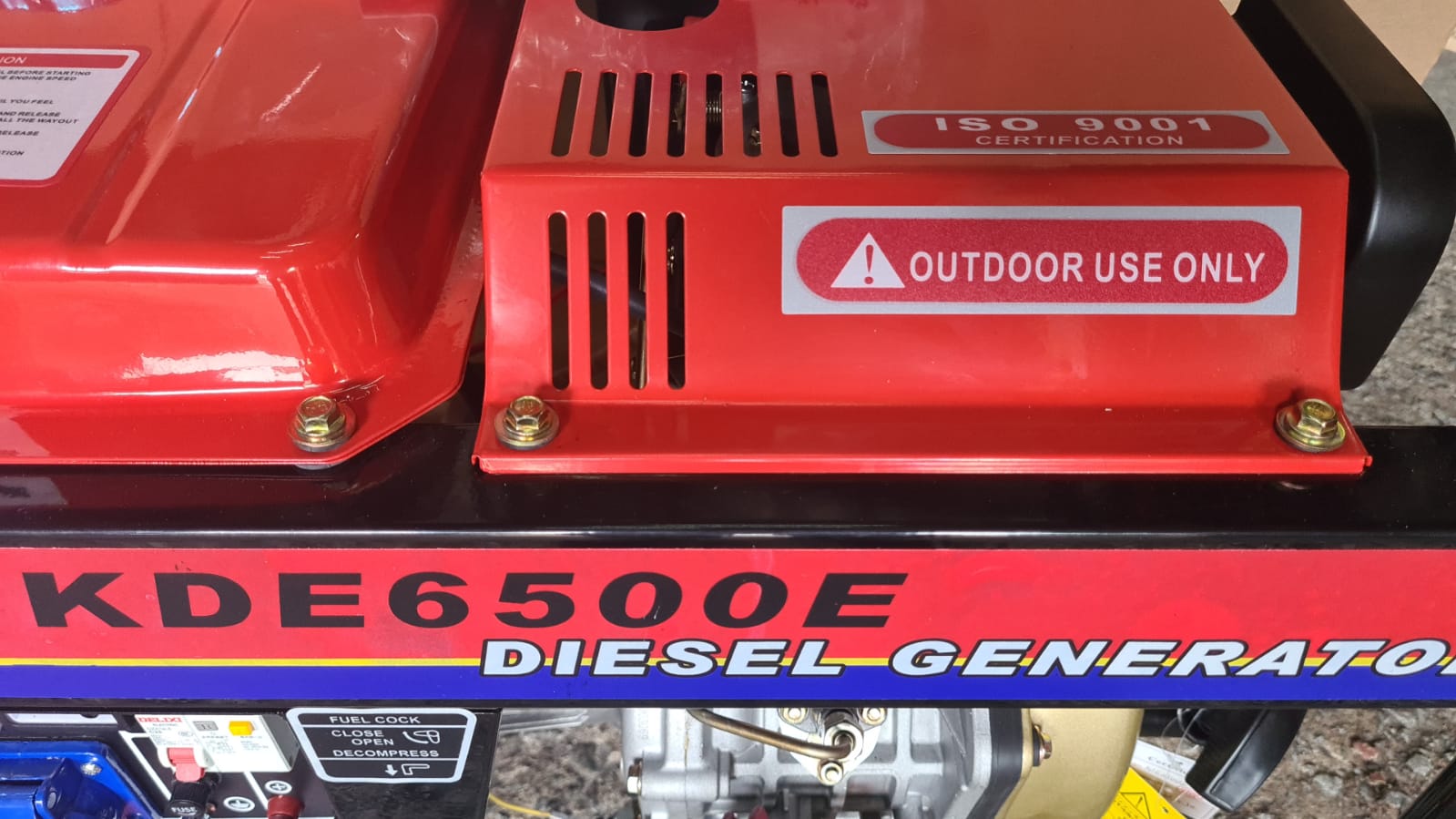 Denko Diesel Generator 5.0 kW with NS40 Battery | Model : KDE6500E-DEN