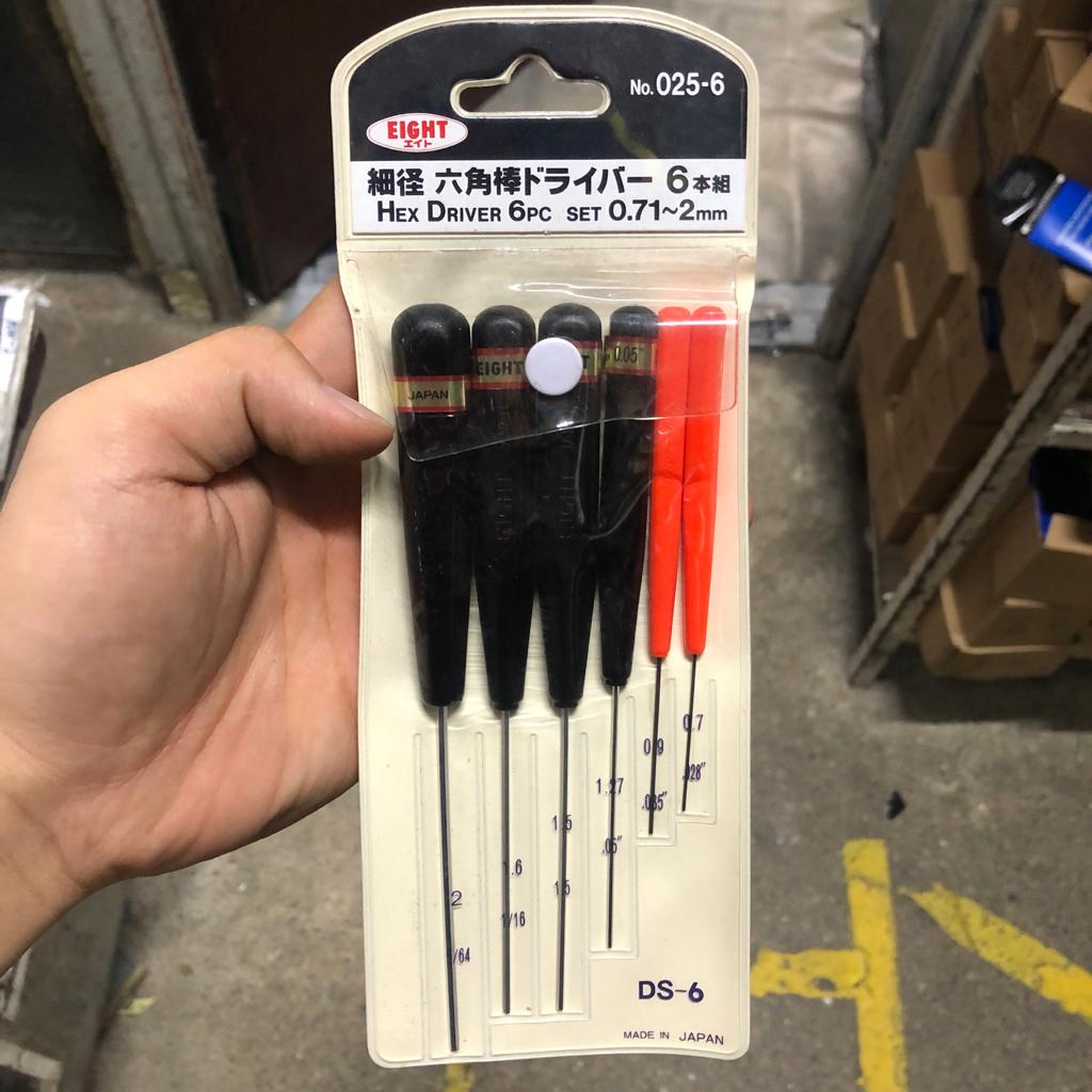 Eight Hex Key Driver Set 0.71-2Mm | Model : HK-EDS6