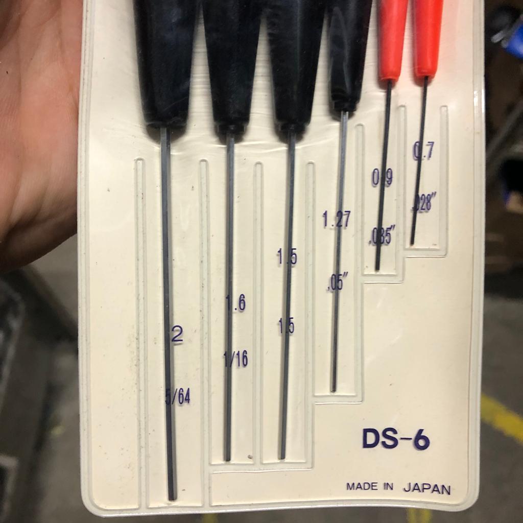 Eight Hex Key Driver Set 0.71-2Mm | Model : HK-EDS6