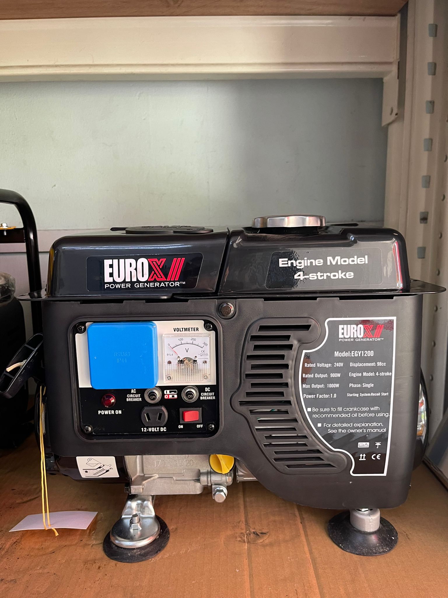 Europower 1000W Gasoline Generator | Model : EGY1200