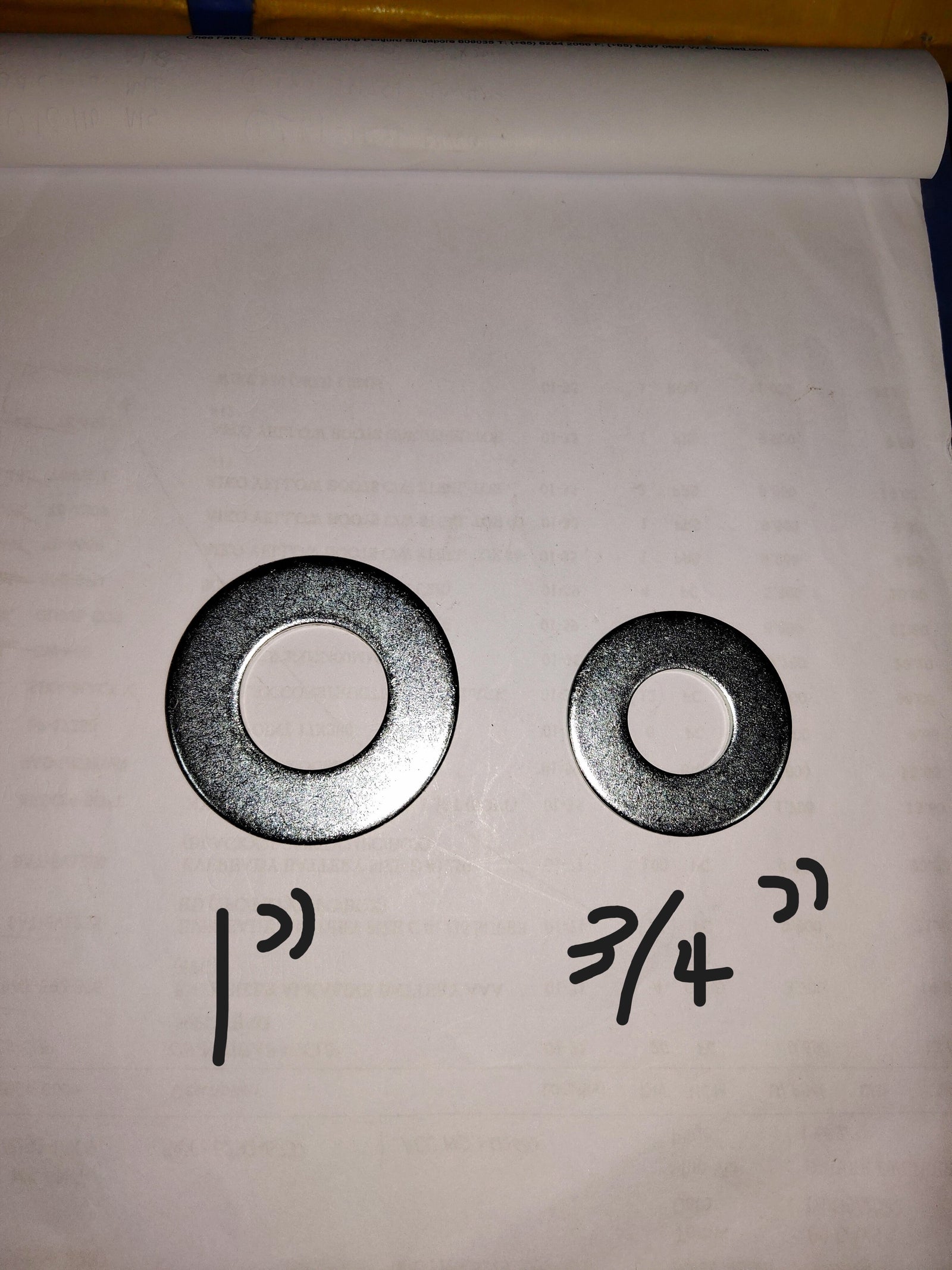 Galvanized Iron Washer | Model : Washer-