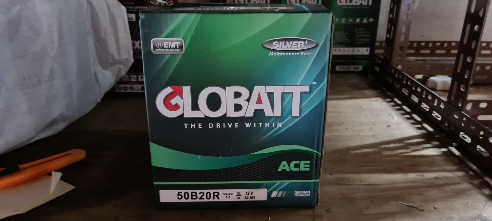 GLOBATT BATTERY 12V 42AH FOR GENERATOR USE | Model : BAT-50B20R