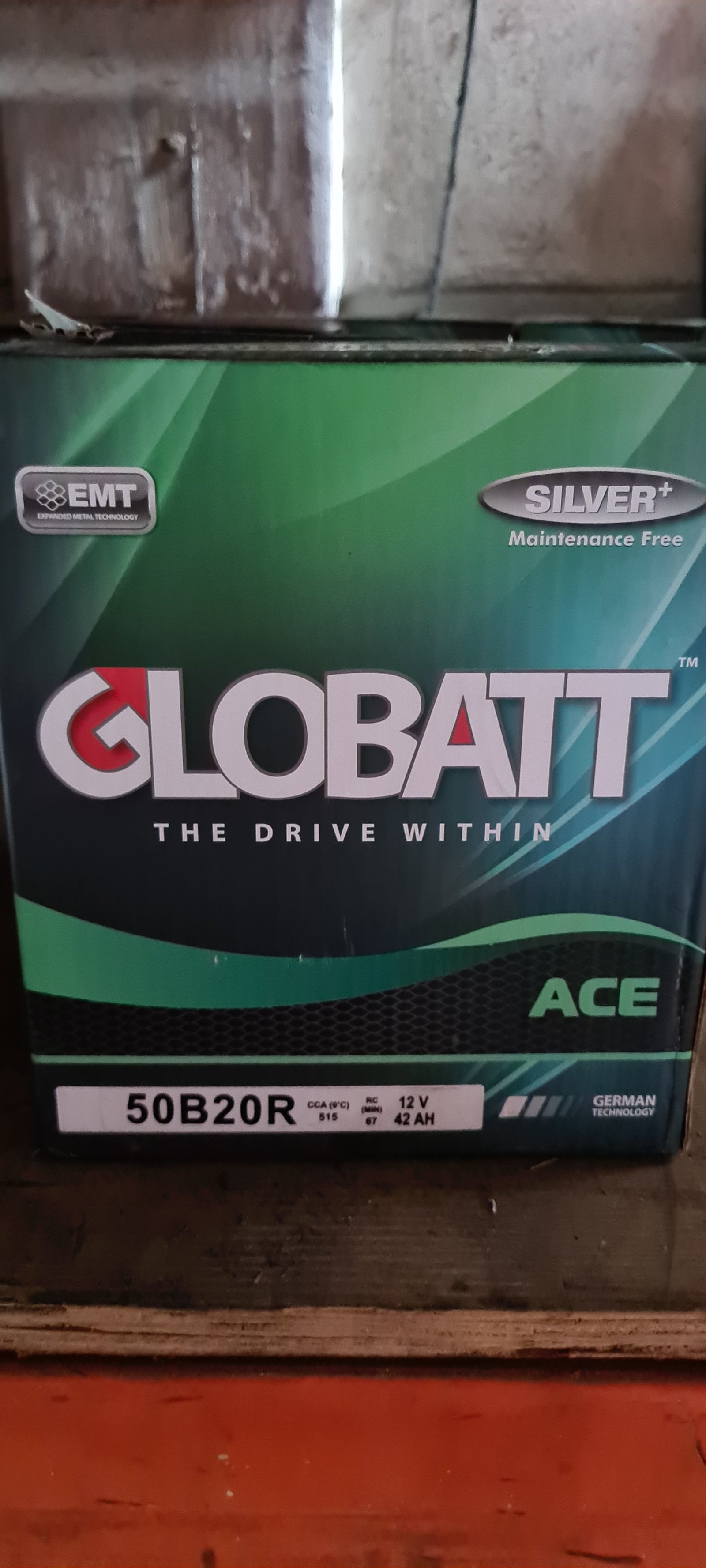 GLOBATT BATTERY 12V 42AH FOR GENERATOR USE | Model : BAT-50B20R