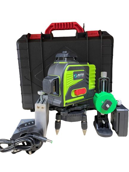 Green 16 Line Laser With 2 Battery And Remote Control (No Warranty)