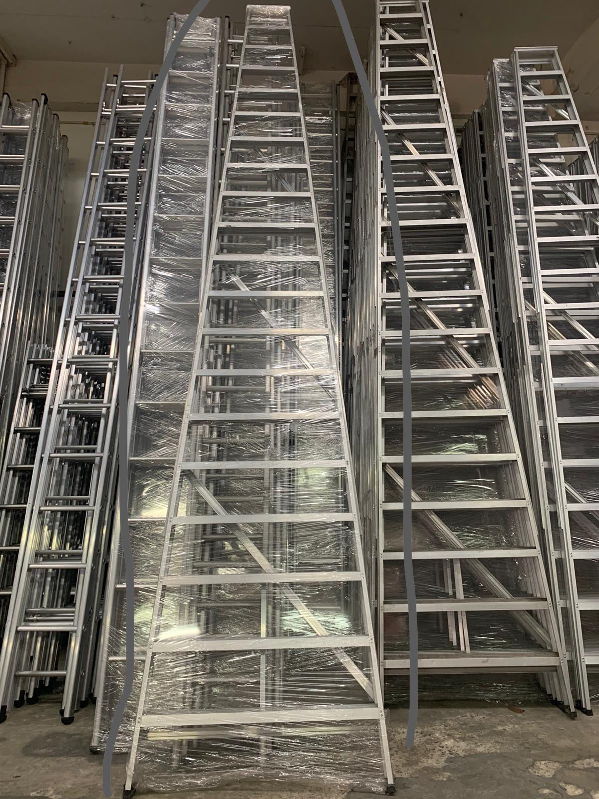 Heavy Duty Aluminium Single Side A Ladder, Sizes : 2 - 24 Steps | Mode