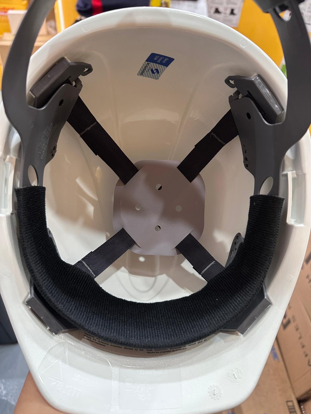 Honeywell North White Safety Helmet With Chin Strap (NSB10001) | Model