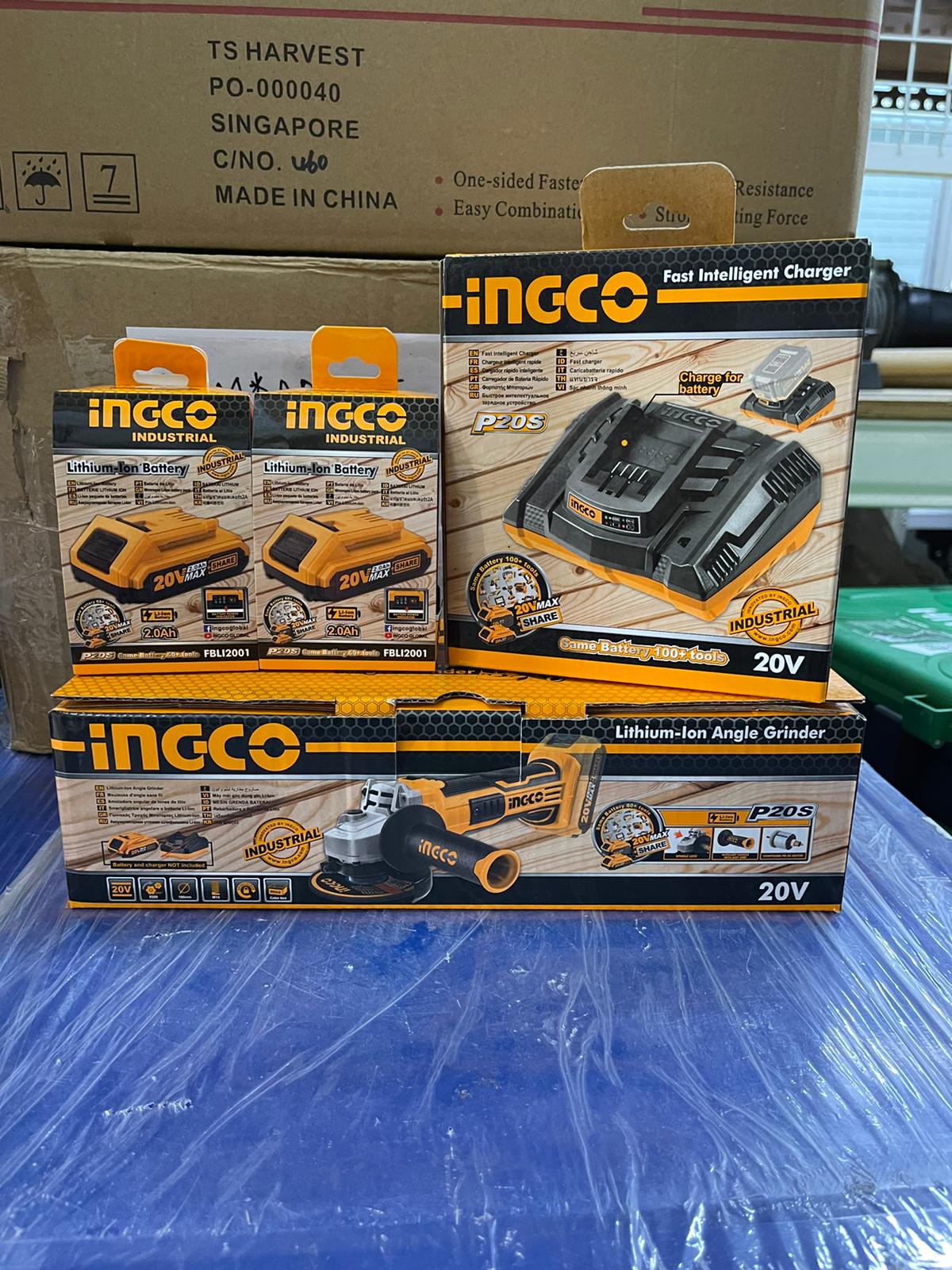 Ingco 4" Angle Grinder 20V | Model : CAGLI1001