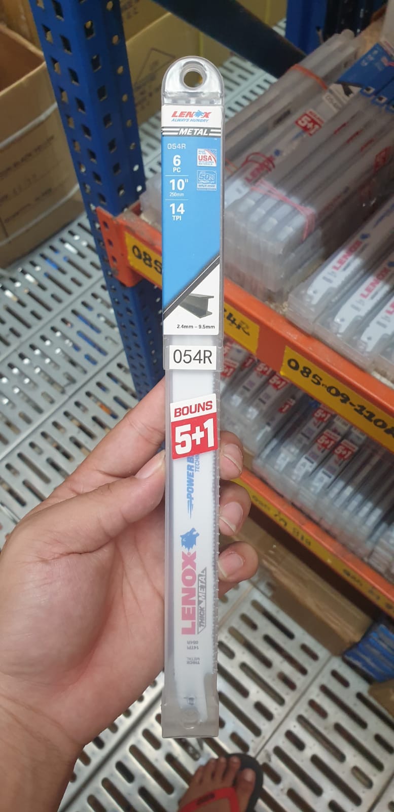 LENOX 054R Bi-metal Reciprocating Saw Blade (5Pc/Pkt) | Model: 085-09-