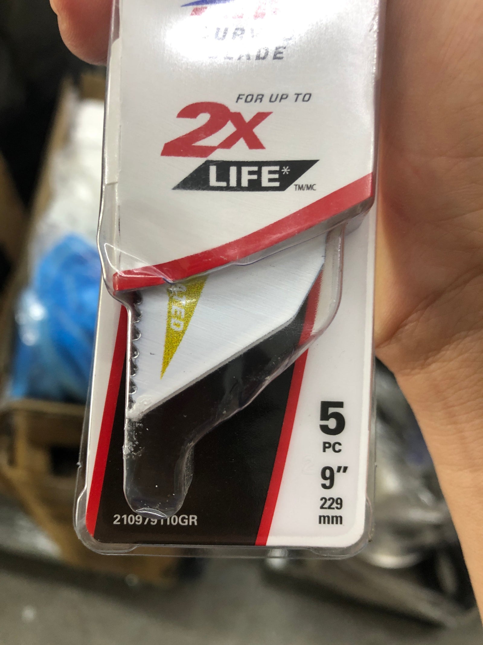 Lenox 9110G Bi-metal Titanium Edge (Gold) Reciprocating Saw Blade(5Pc/