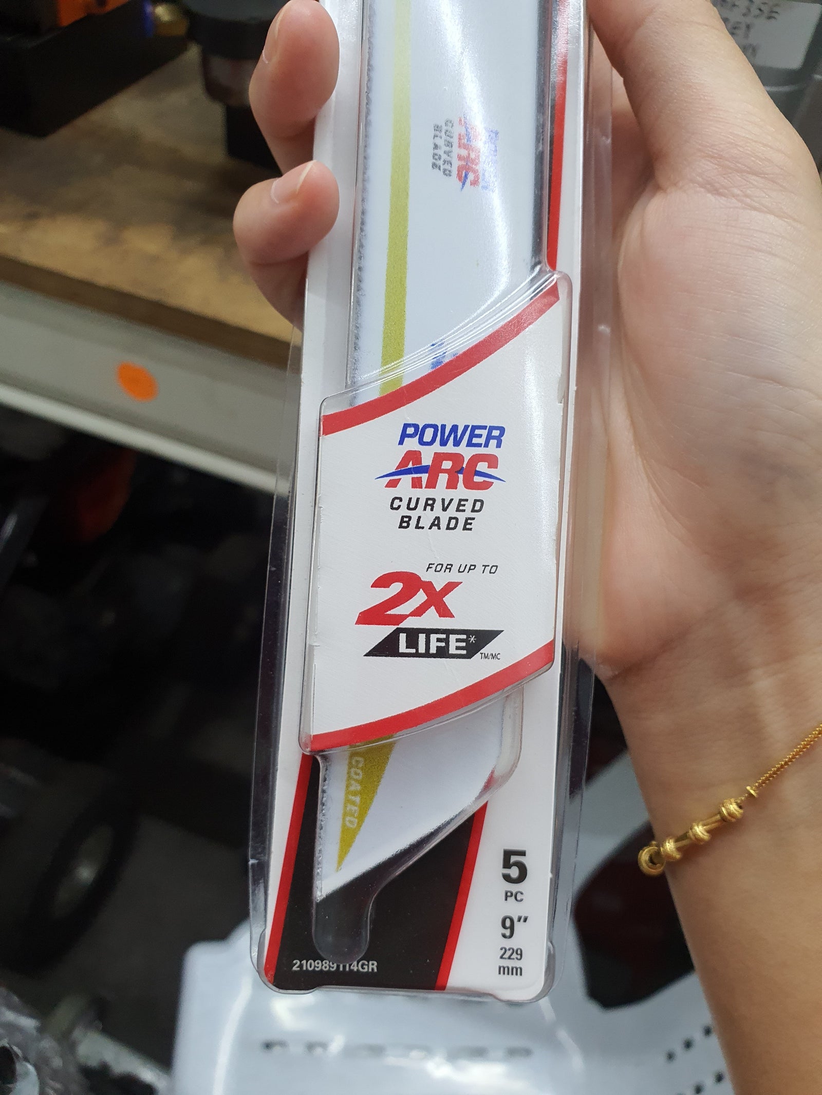 Lenox 9114G Bi-metal Titanium Edge (Gold) Reciprocating Saw Blade(5Pc/